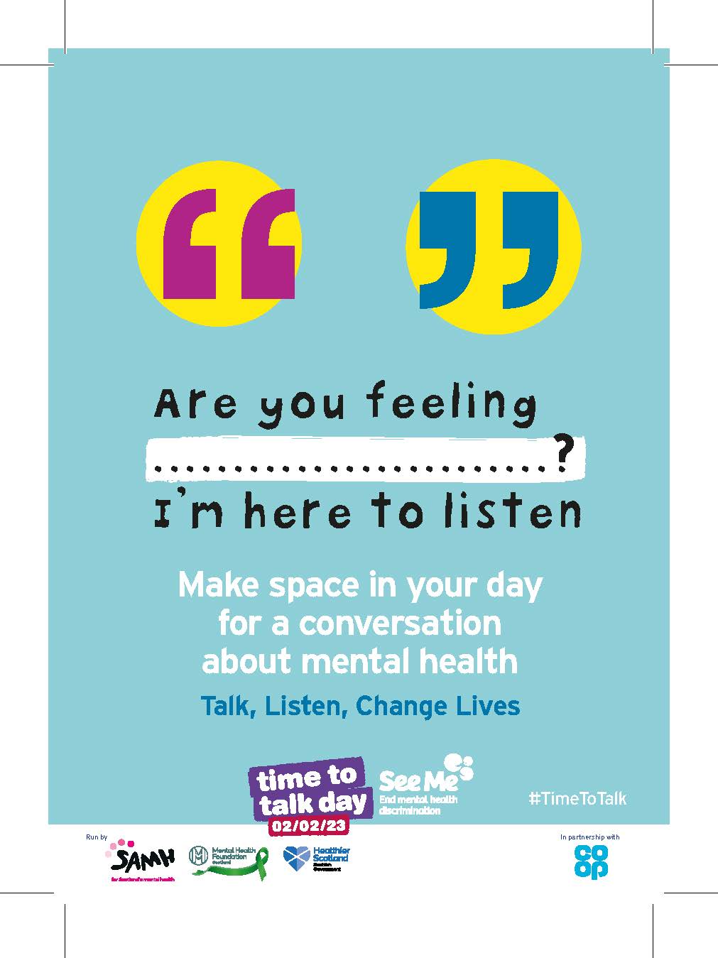 See Me | Time to Talk Day 2023